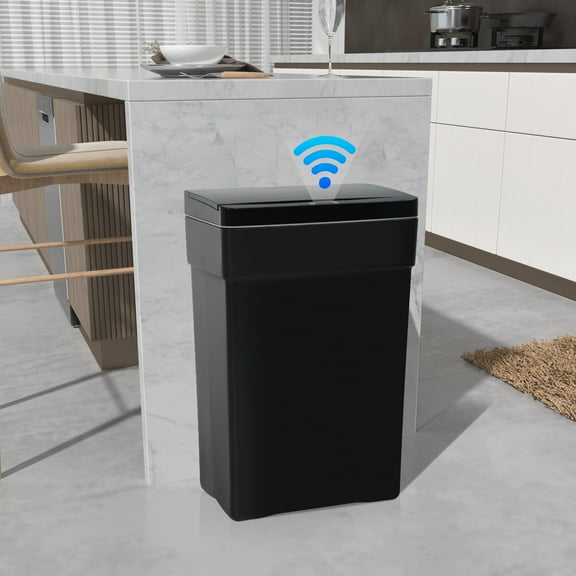 Garbage Can 13 Gallon 50 Liter Kitchen Trash Can for Bathroom Bedroom ...