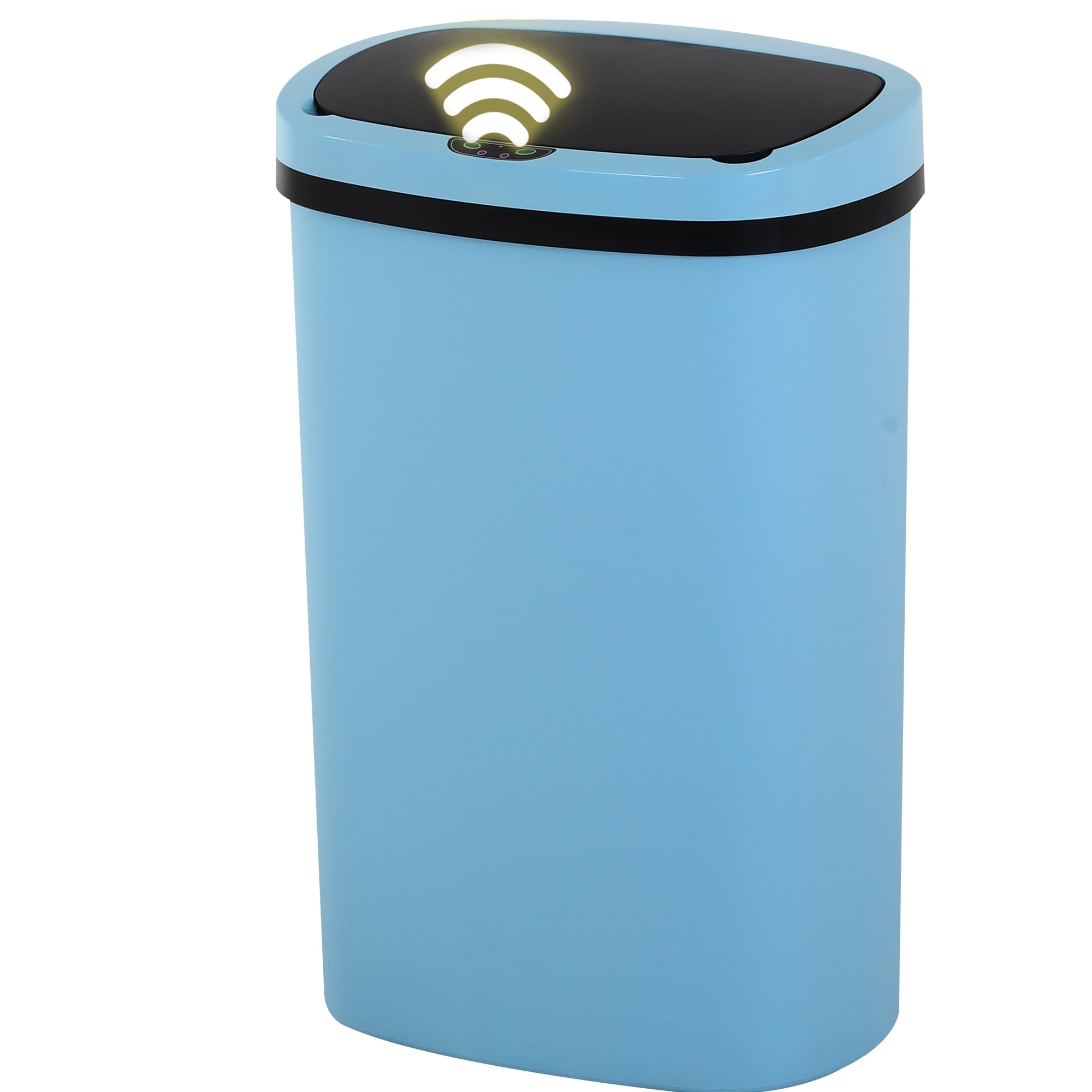 YRLLENSDAN 13 Gallon Touch Free Trash Can with Lid Auto Open, 49L Motion Sensor Kitchen Garbage ...