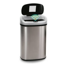 SensorCan 13 Gallon Touchless Kitchen Bin, Automatic Motion Sensor Lid ...