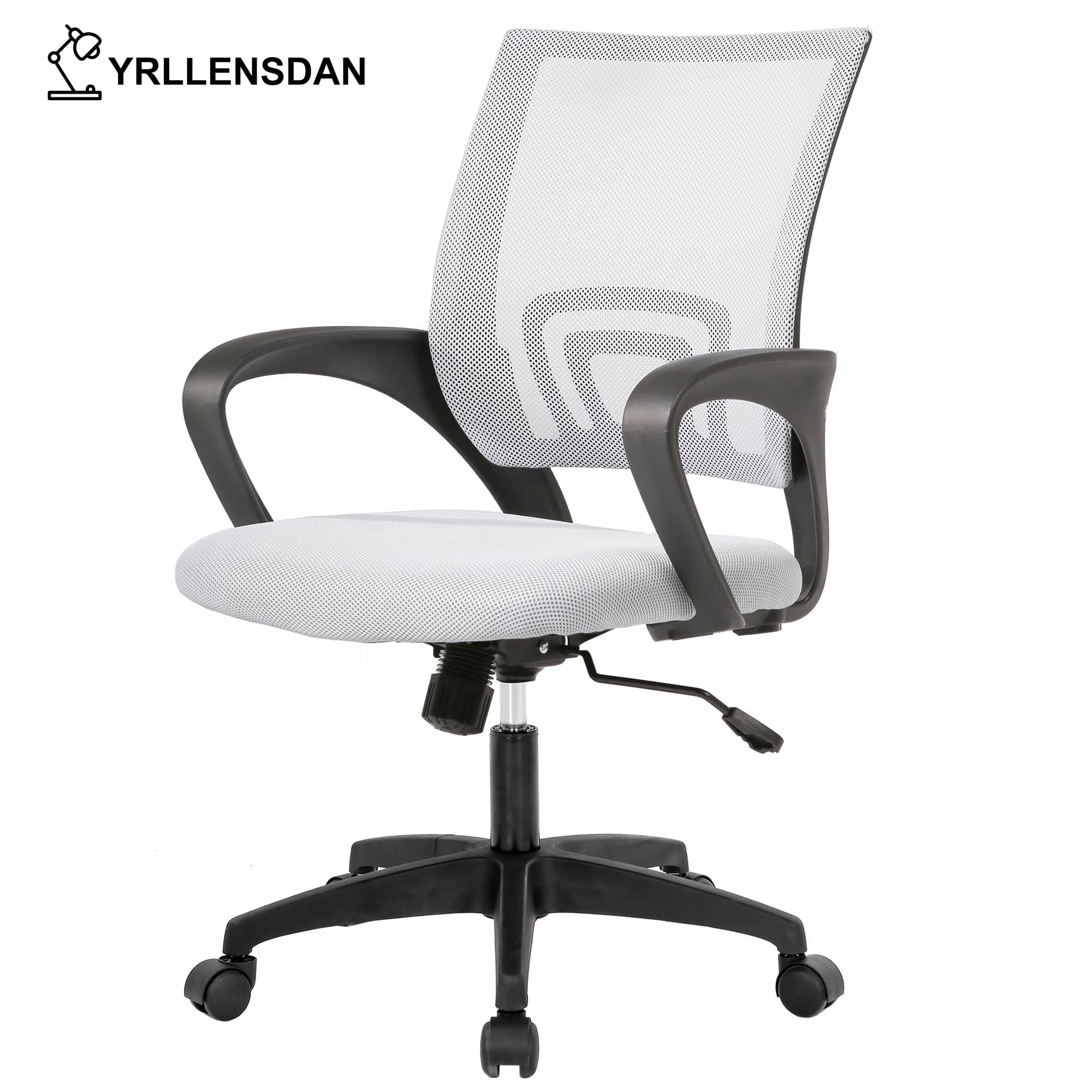 YRLLENSDAN Conference Room Chair Mesh Office Chair with Wheels Rolling ...