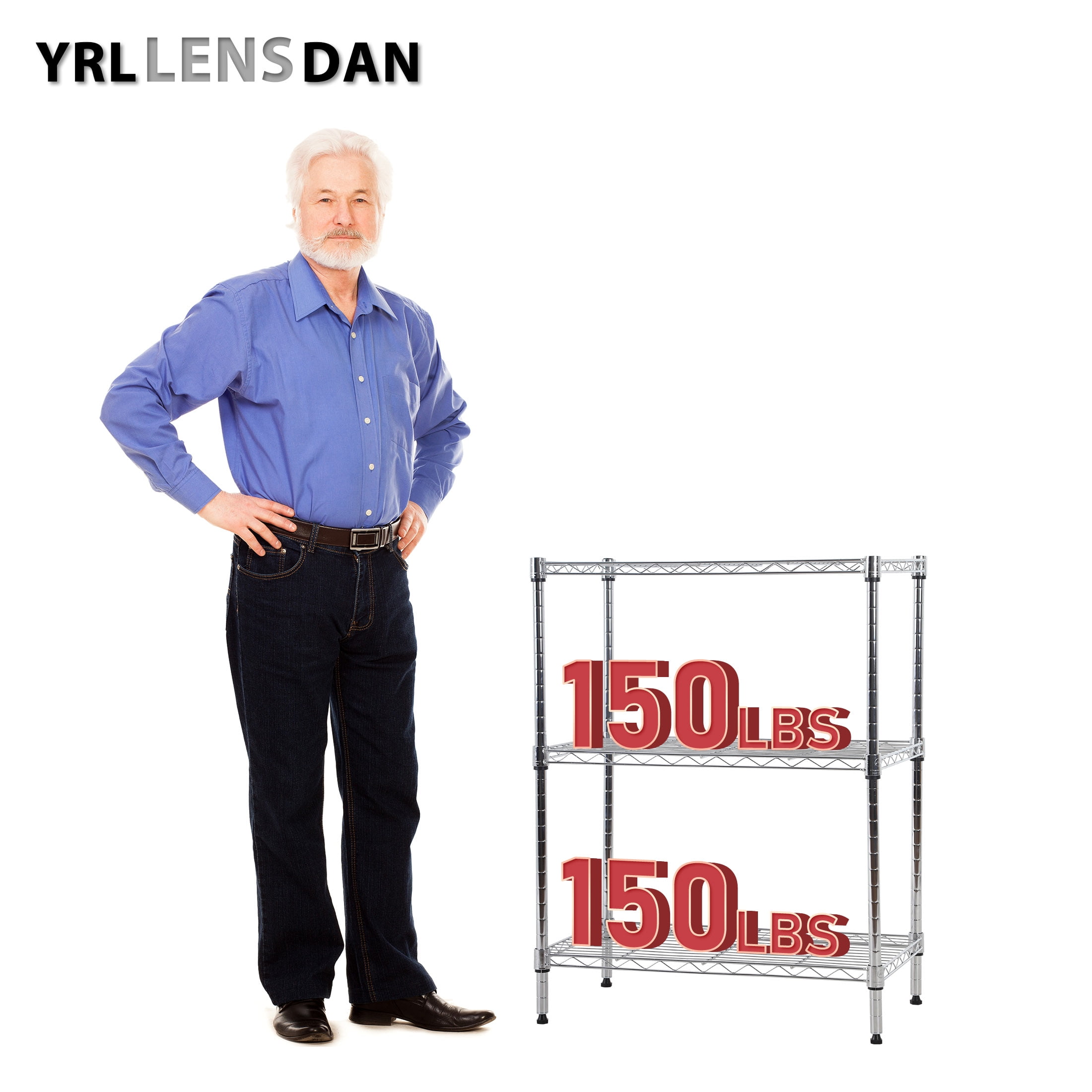 YRLLENSDAN Small Storage Shelf for Small Spaces,Small Metal Shelf for ...