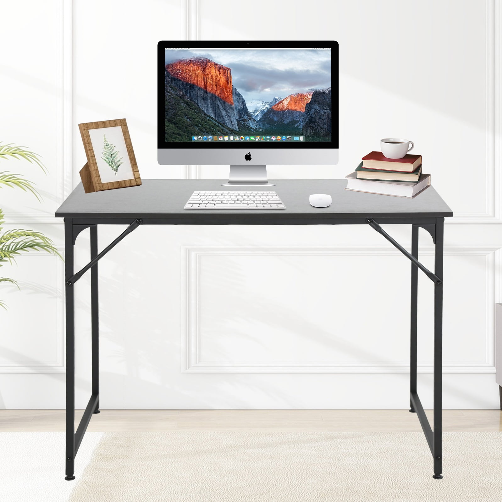 YRLLENSDAN 35 inch Computer Desk, Computer Table Work Desk Study Table ...