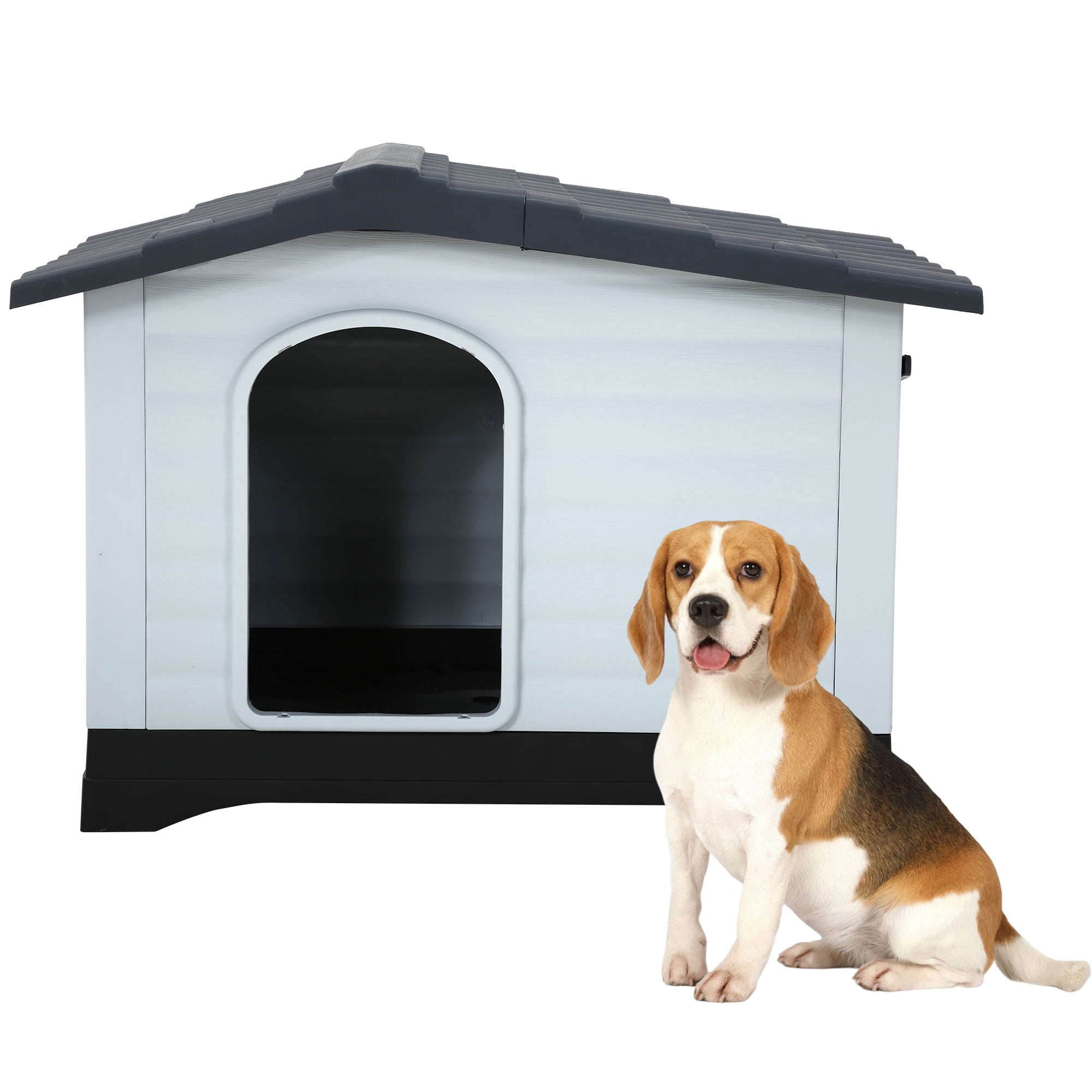 YRLLENSDAN 36" Dog House Outdoor Insulated Dog Houses for Winter Igloo ...