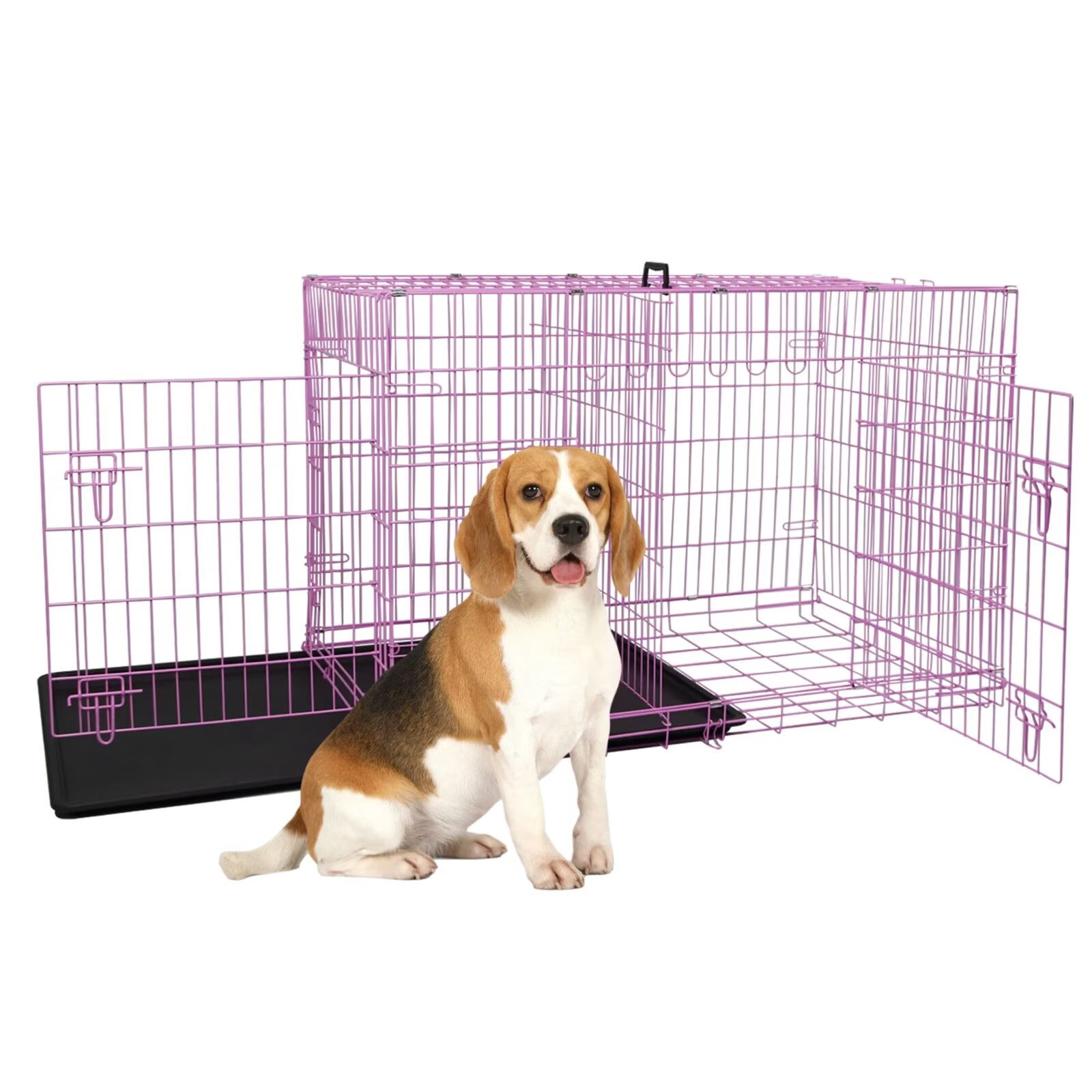 YRLLENSDAN 36inch Dog Crate, Dog Kennel Indoor Metal Dog Crate with ...