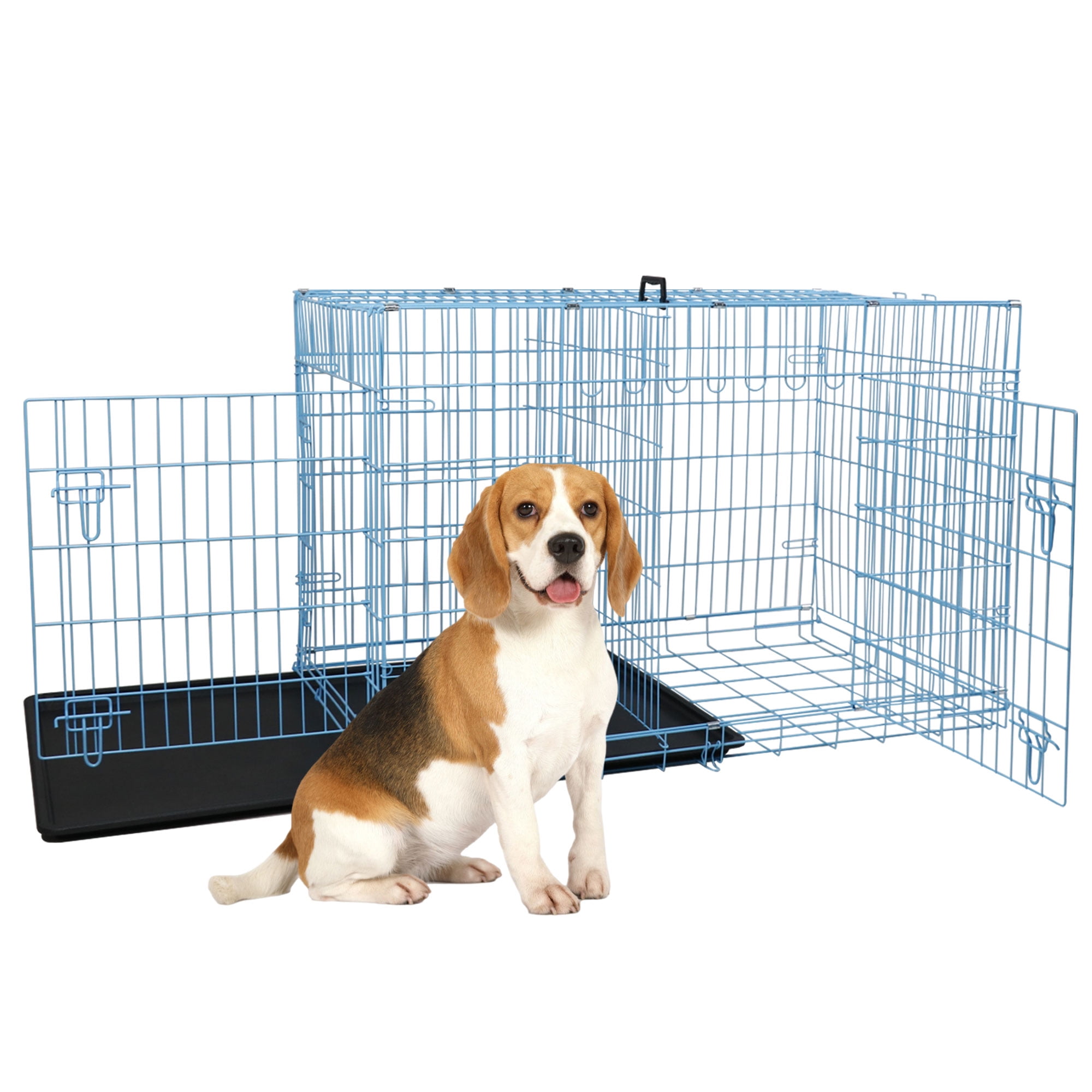YRLLENSDAN 36inch Dog Crate, Dog Kennel Indoor Metal Dog Crate with ...