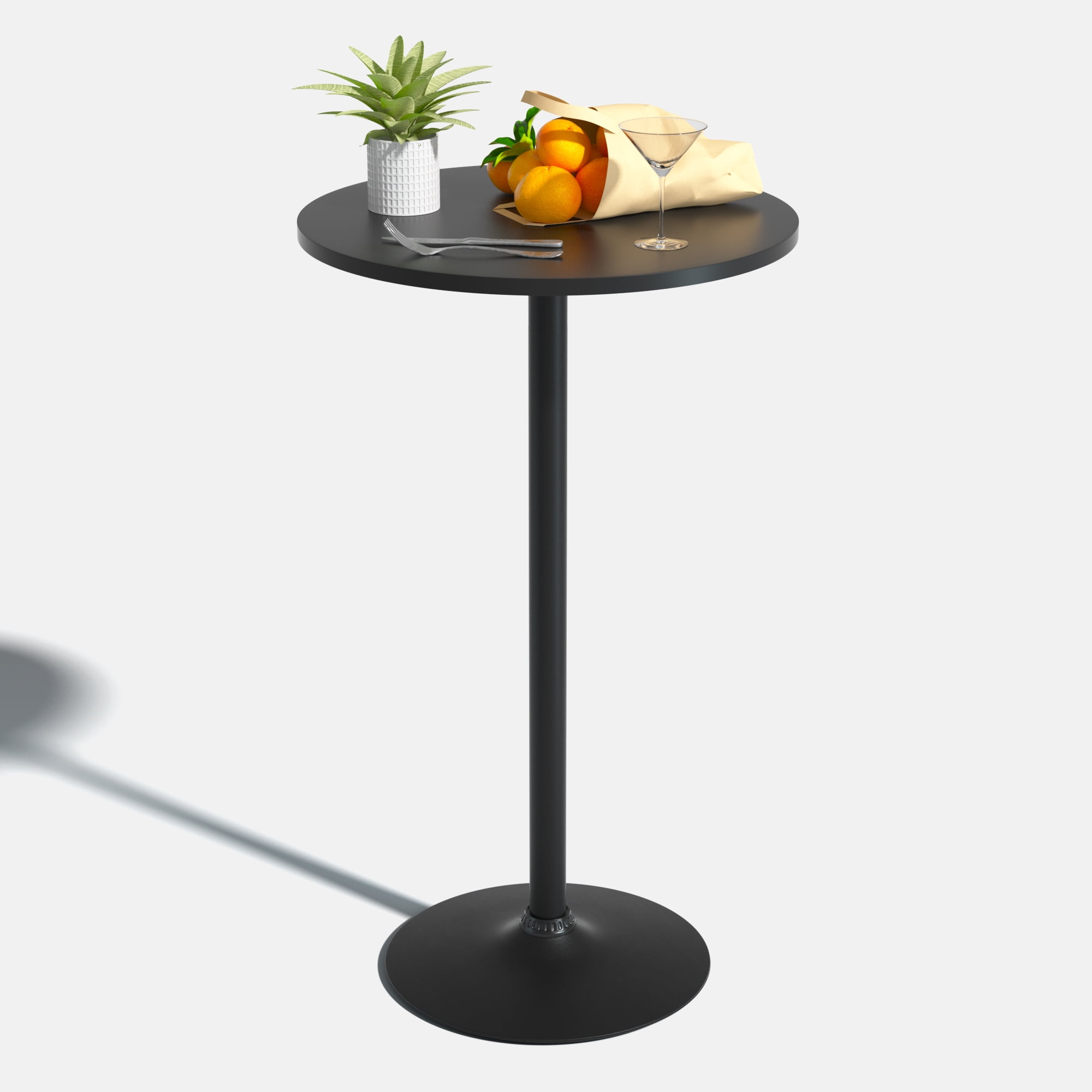 YRLLENSDAN 38.9 Inch Cocktail Tables for Parties Bar Height, Round High ...