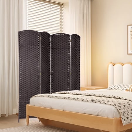 YRLLENSDAN 4 Panel Room Divider 5.57Ft Room Partitions and Dividers ...