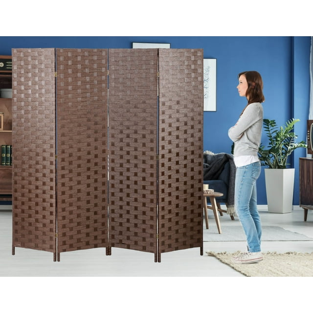 YRLLENSDAN 4 Panel Room Dividers, 6FT Room Partitions and Dividers for ...