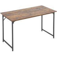 Dkelincs 48 inch Adjustable Large Multi-Purpose Computer Desk, Wood Top ...