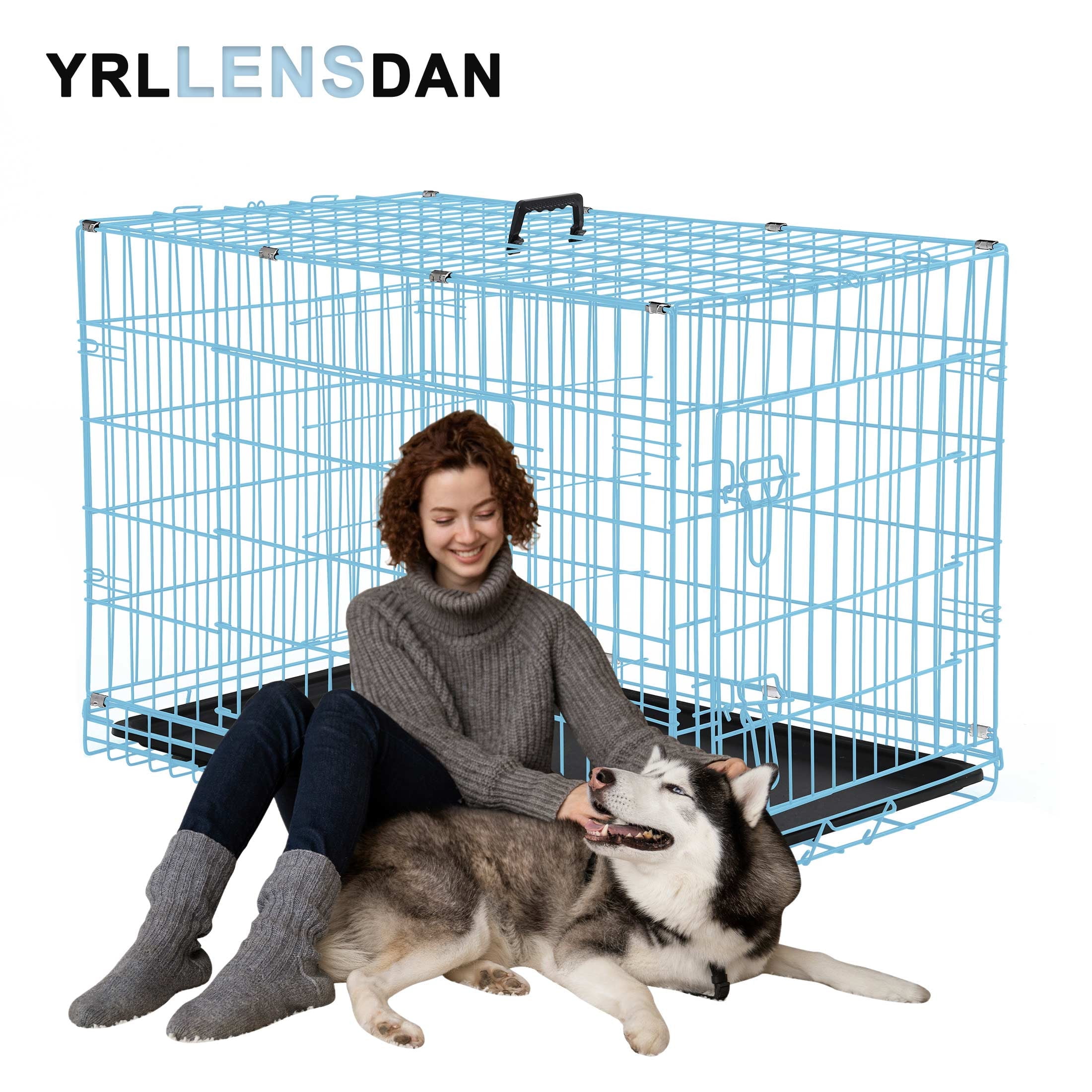 YRLLENSDAN 48 inch XXL Dog Crate Extra Large Dog Crate for Large Dog ...