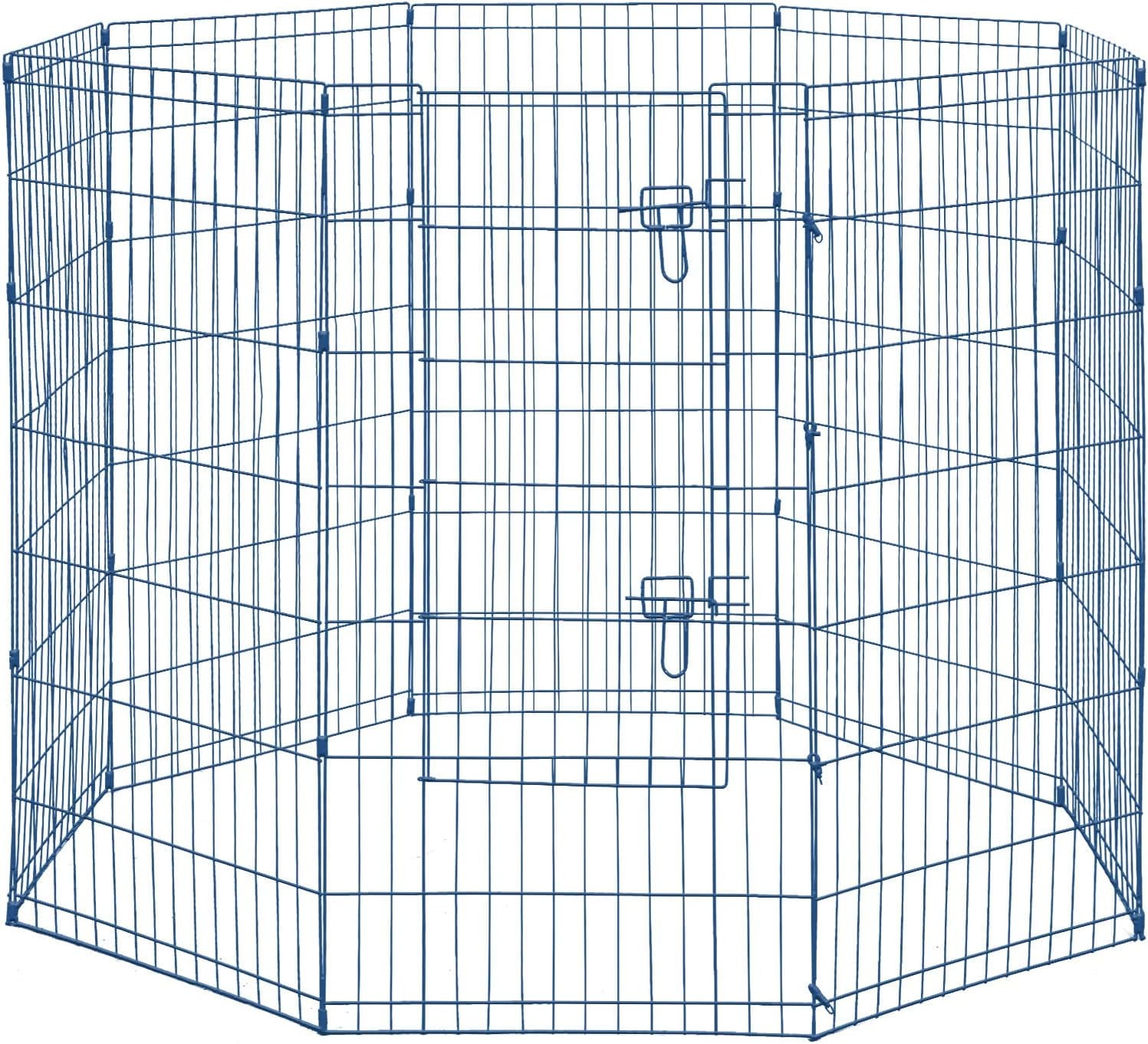 YRLLENSDAN 48in Foldable Dog Playpen Indoor/Outdoor, Pet Fence Pet ...