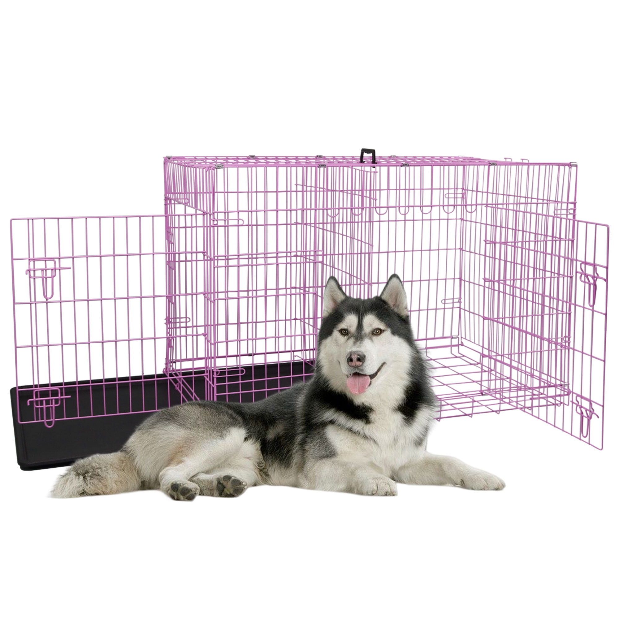 YRLLENSDAN 48inch Dog Crate, Extra Large Dog Crate with Divider ...