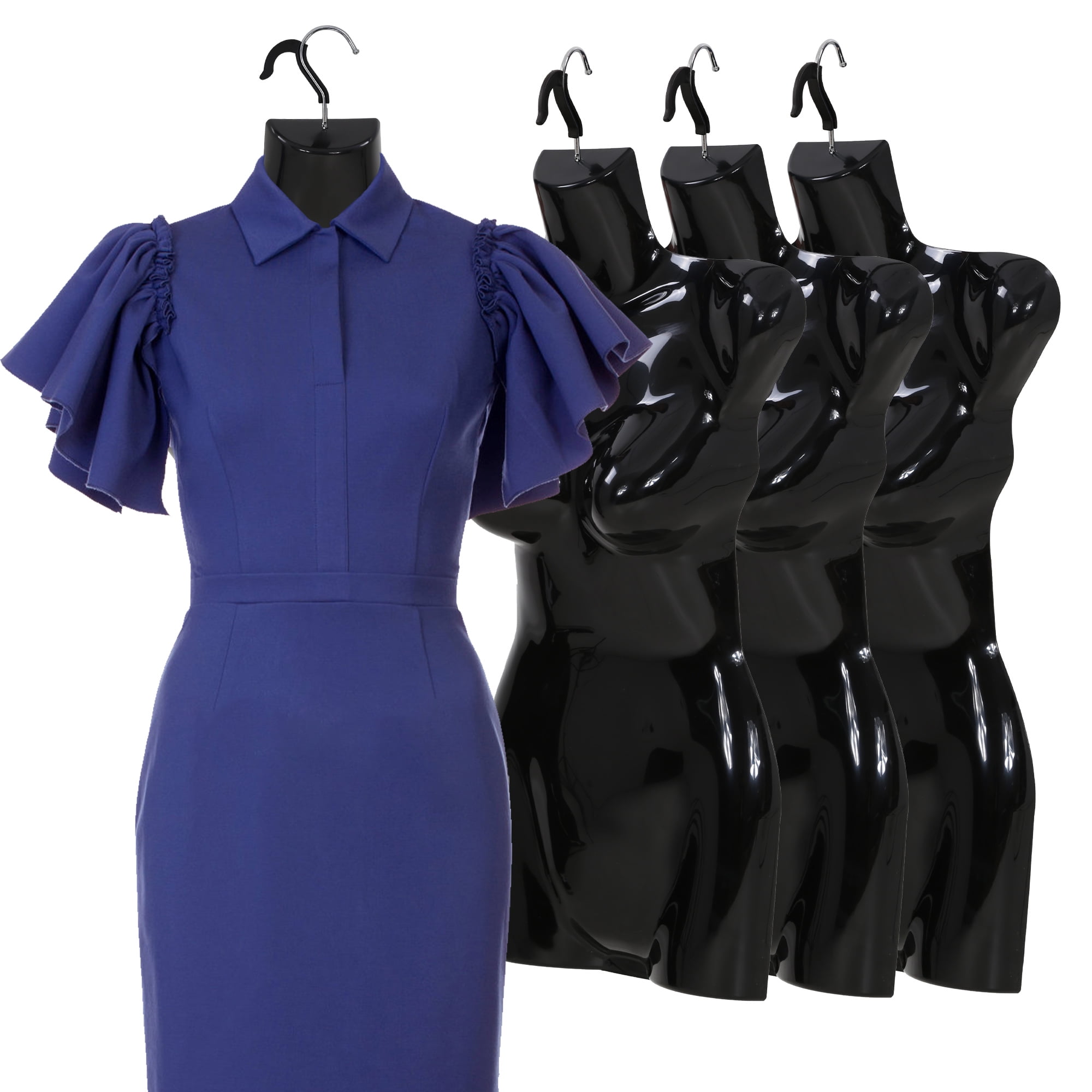 YRLLENSDAN 4PCS Female Male Mannequin Torso Dress Form Sewing Manikin ...