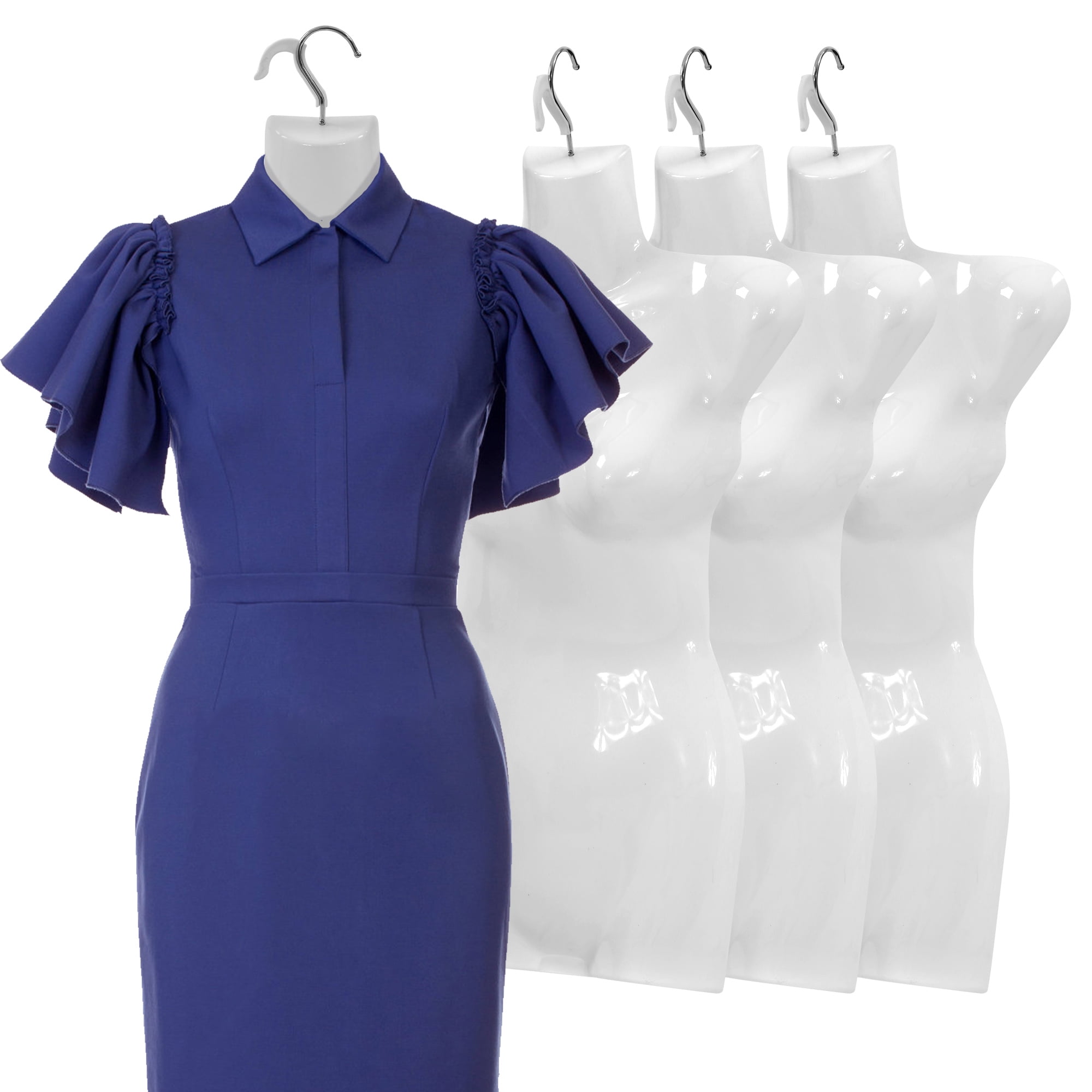 YRLLENSDAN 4PCS Female Male Mannequin Torso Dress Form Sewing Manikin ...