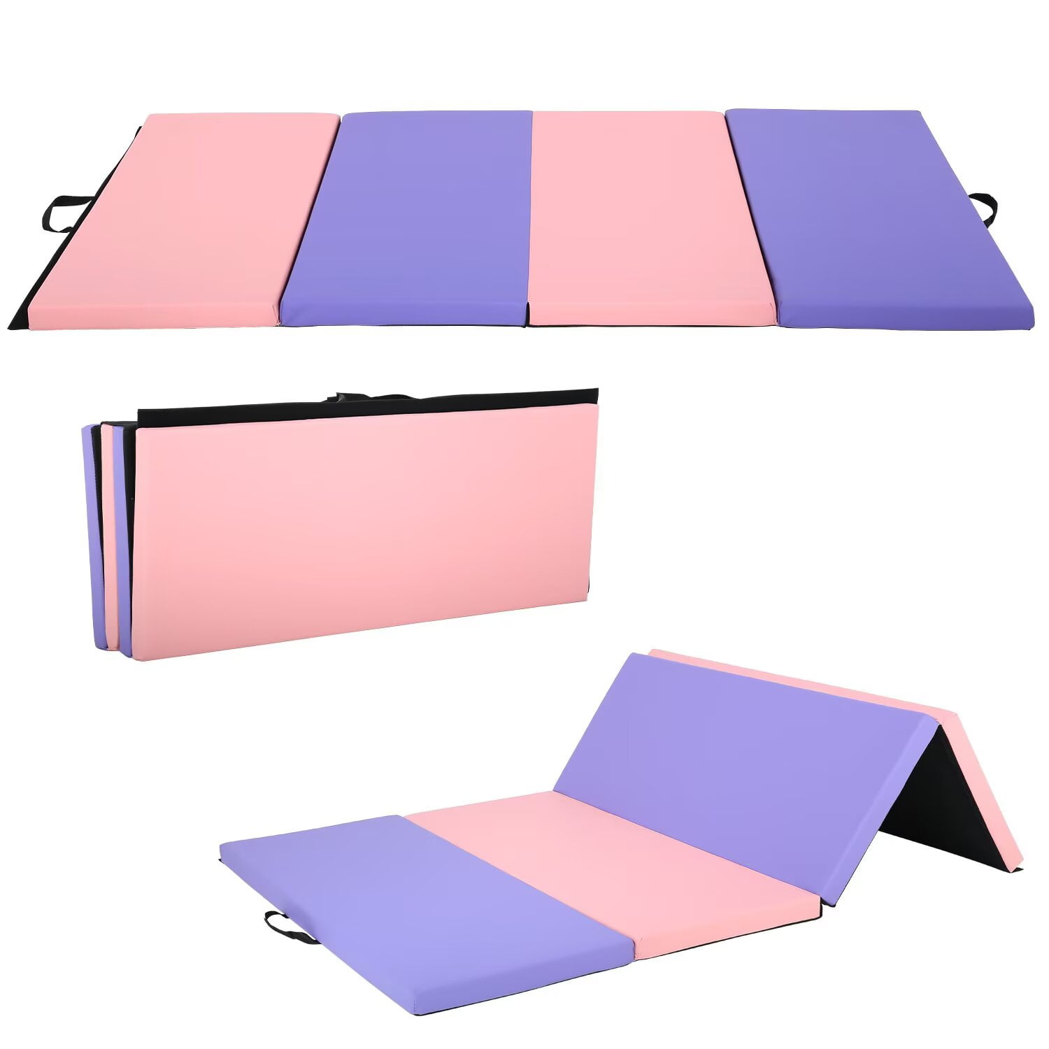 YRLLENSDAN,4X6 Ft,Gymnastics Mats for Tumbling At Home,Foldable Yoga ...