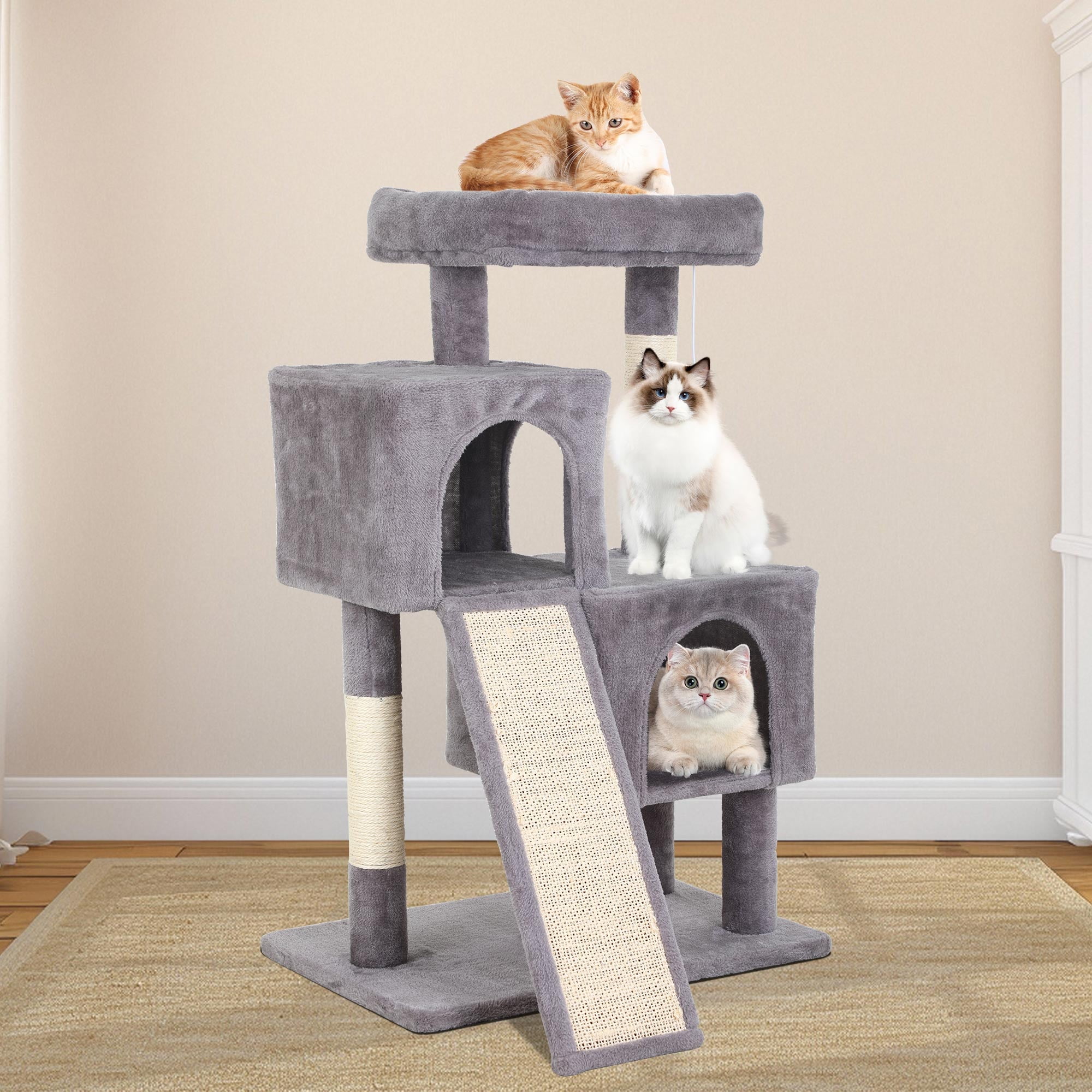 YRLLENSDAN 54 inch Tall Cat Trees and Towers for Small Medium Cats ...