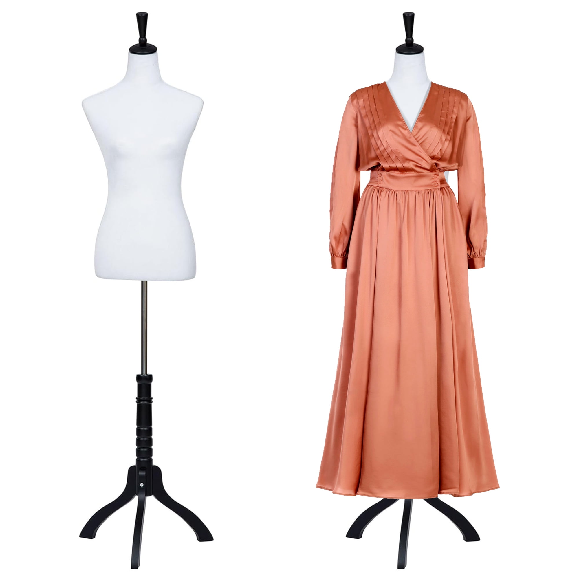 YRLLENSDAN 59-67 Inch Mannequin Body Dress Mannequin with Stand Height ...