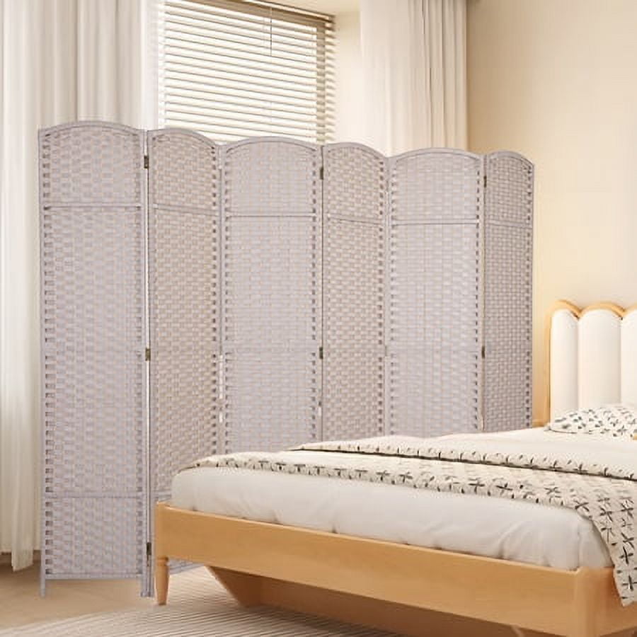 YRLLENSDAN 6 Panel Room Divider 5.57Ft Room Partitions and Dividers ...