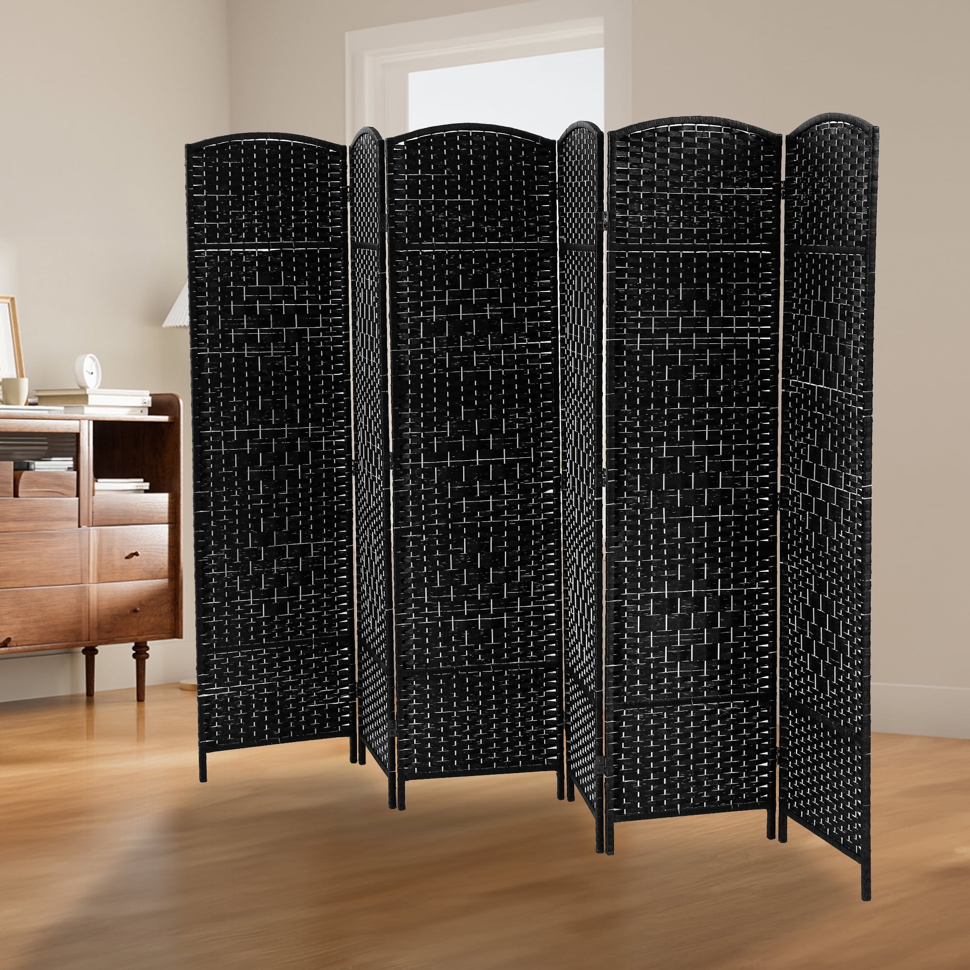 YRLLENSDAN 6 Panel Room Divider Panel 6Ft Partitions and Dividers ...