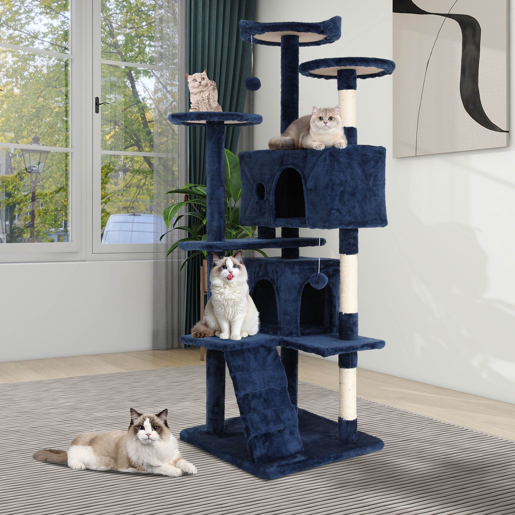 YRLLENSDAN 70in Cat Tree Tower for Indoor Cats,Multi-Level Cat ...