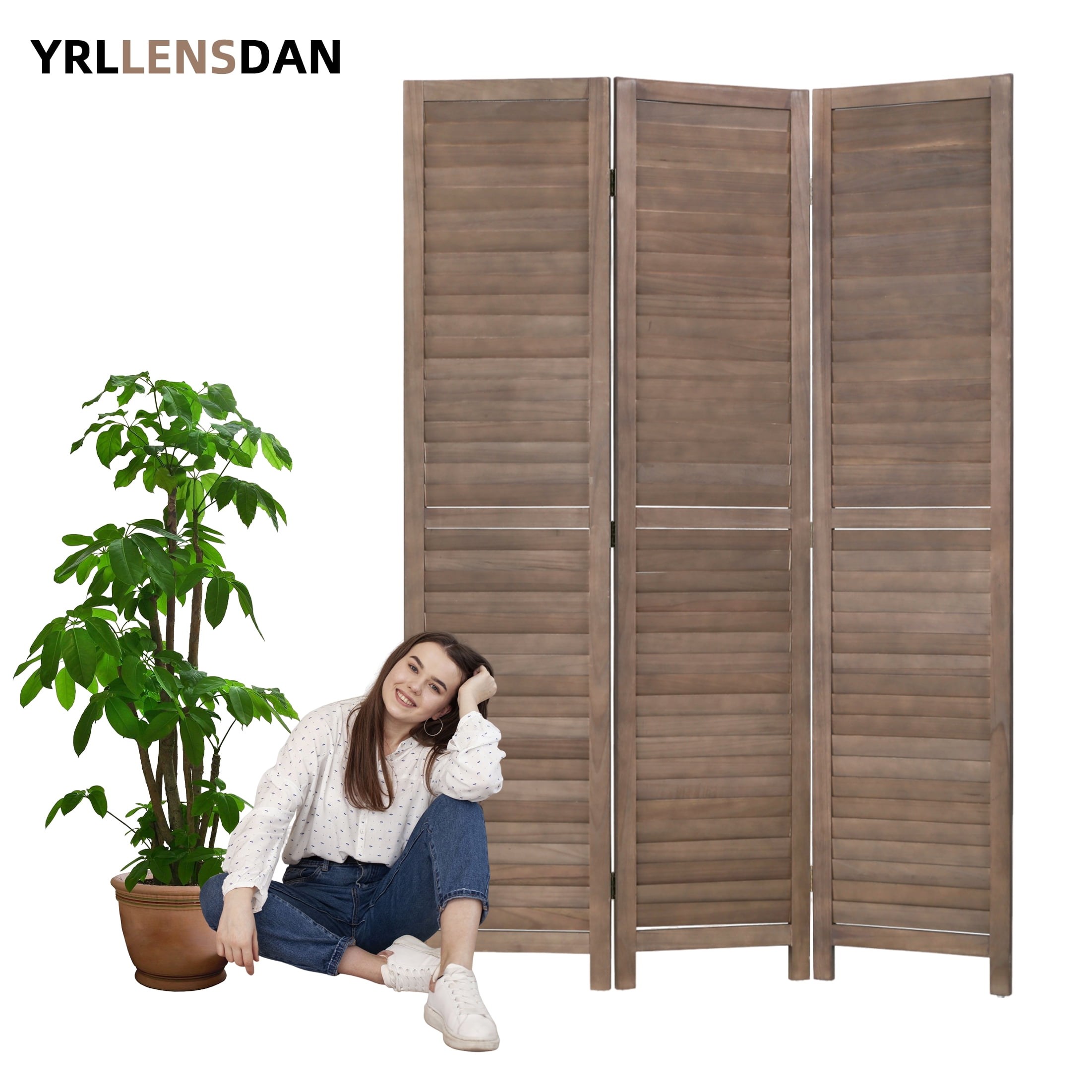 YRLLENSDAN Room Dividers and Folding Privacy Screens, Wall Divider for ...