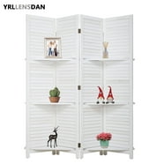 vidaXL 3 Panel Room Divider Privacy Room Divider Screen Solid Wood ...