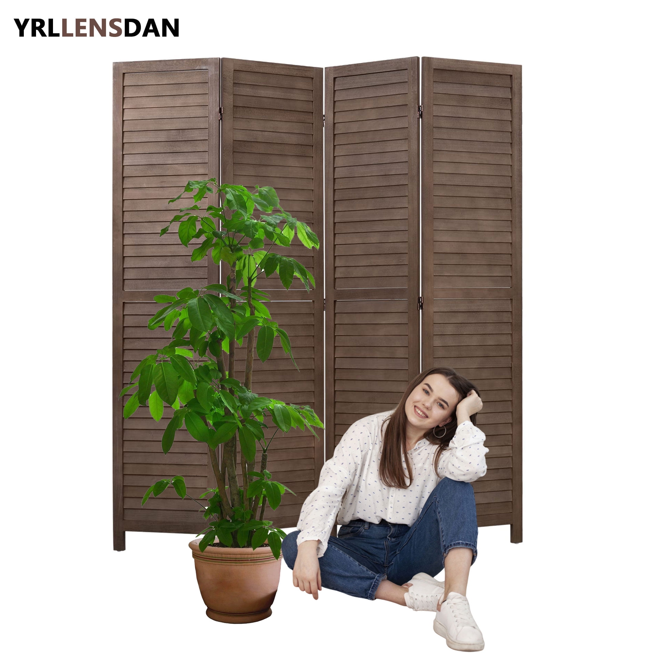 YRLLENSDAN Room Dividers and Folding Privacy Screens, Wall Divider for ...