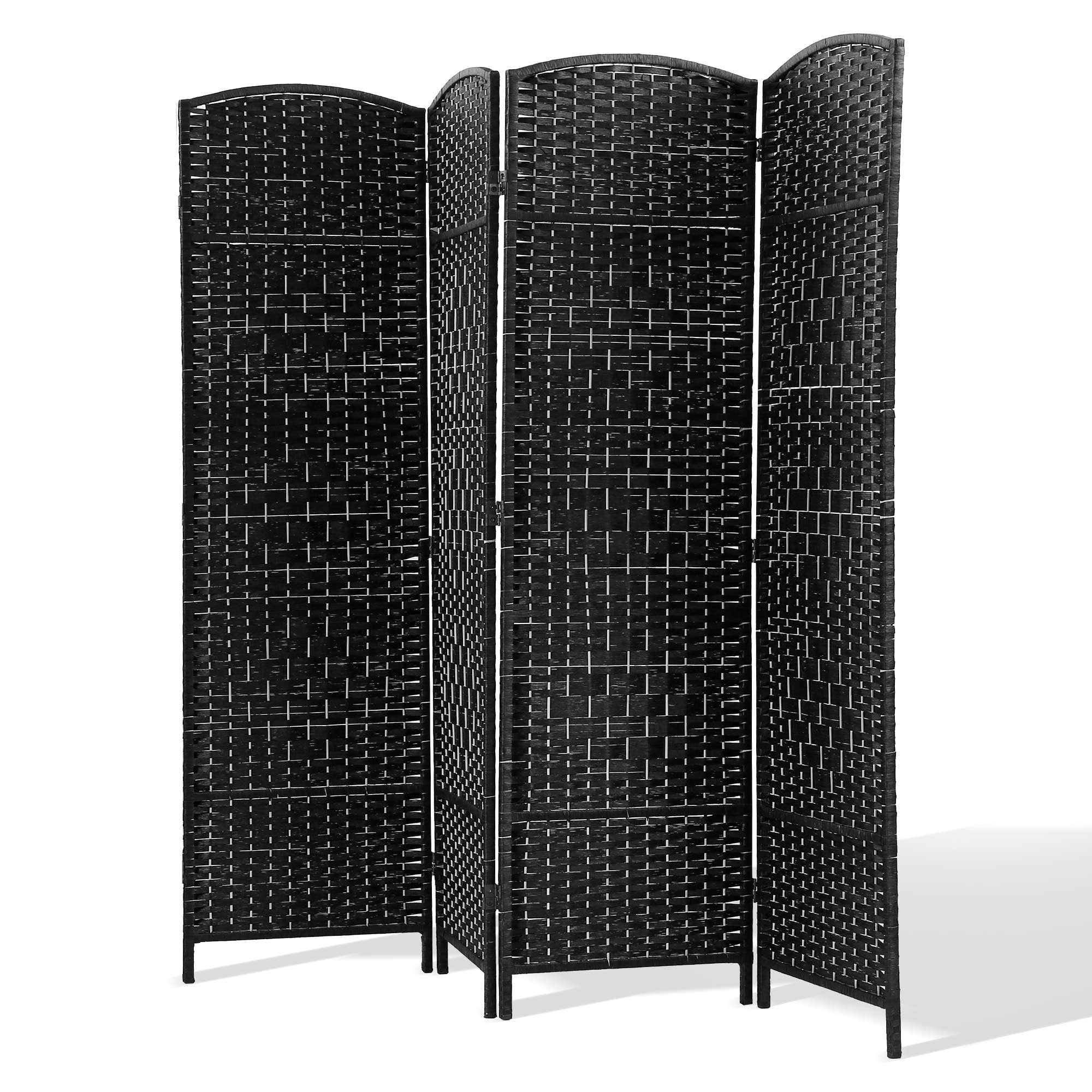 YRLLENSDAN 71in Wood Room Divider, 4 Panel Folding Privacy Screen ...
