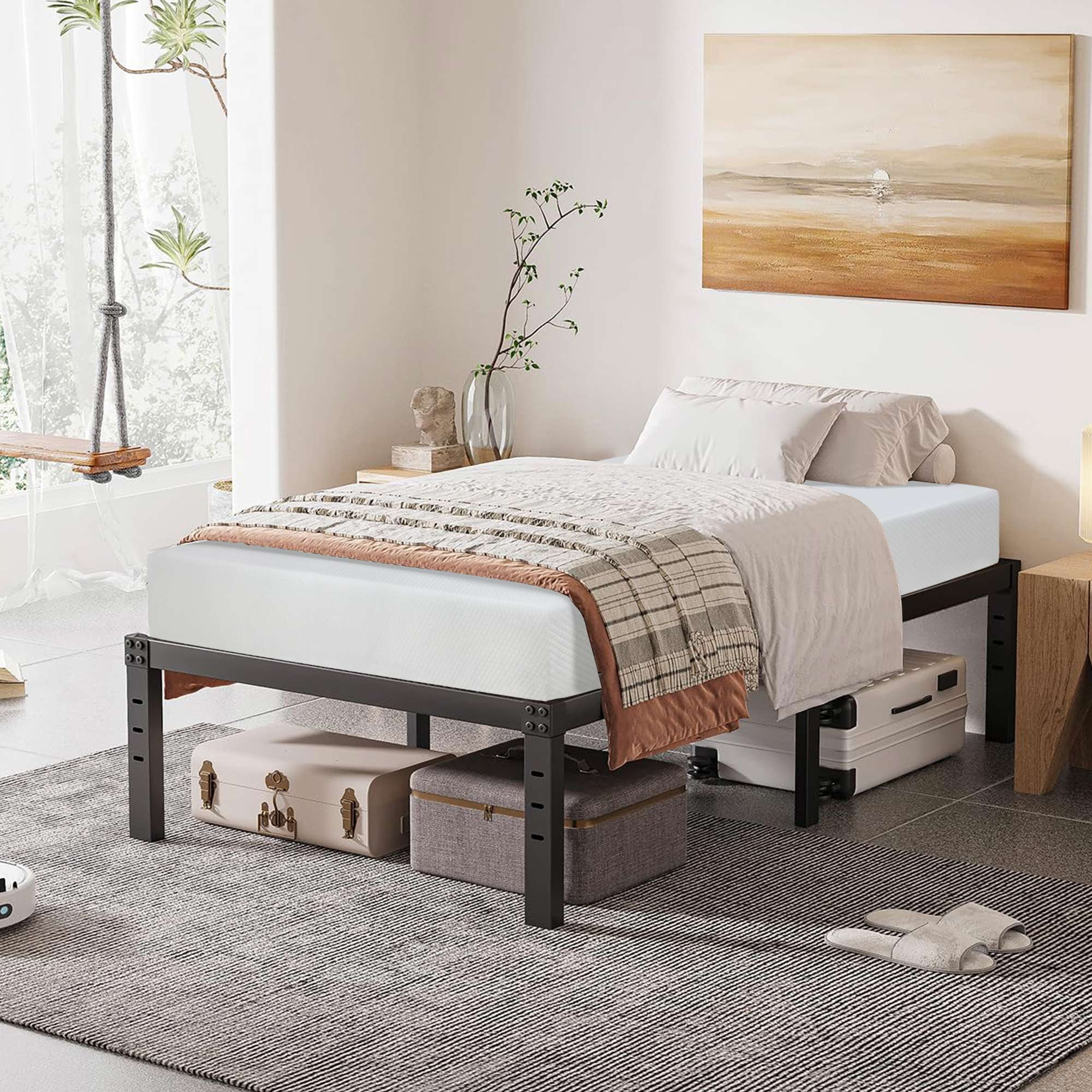 YRLLENSDAN 8 Inch Gel Memory Foam Twin Mattress, Bed in a Box ...