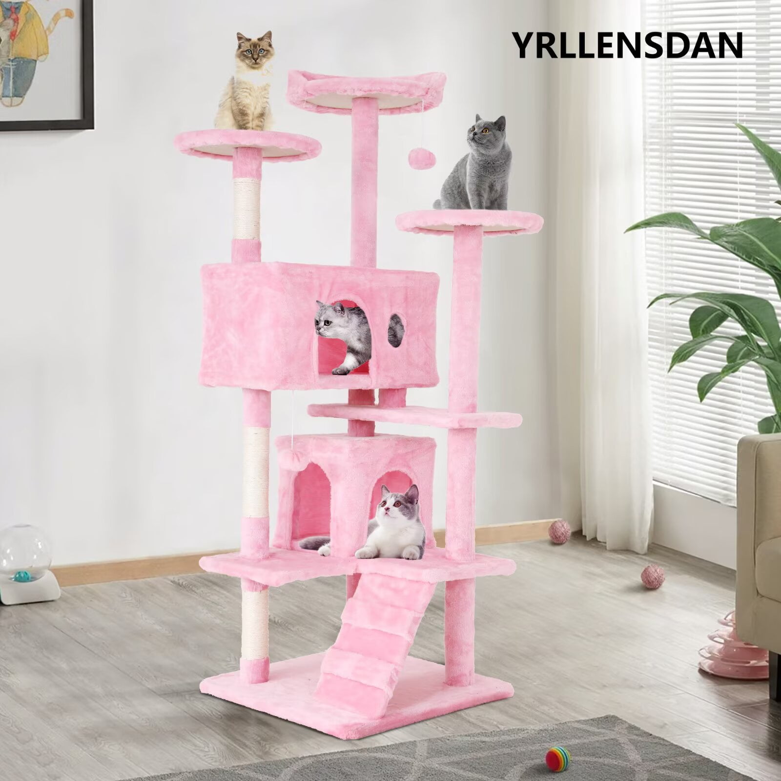 YRLLENSDAN,Cat Trees Tower for Large Cats,Cat Towers for Indoor Cats ...