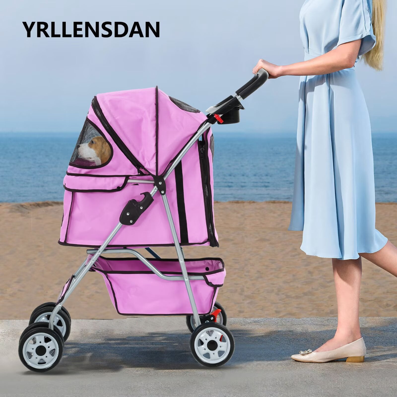 YRLLENSDAN,Dog Strollers For Medium Dogs,Cat Strollers For 2 Cats,Dog ...