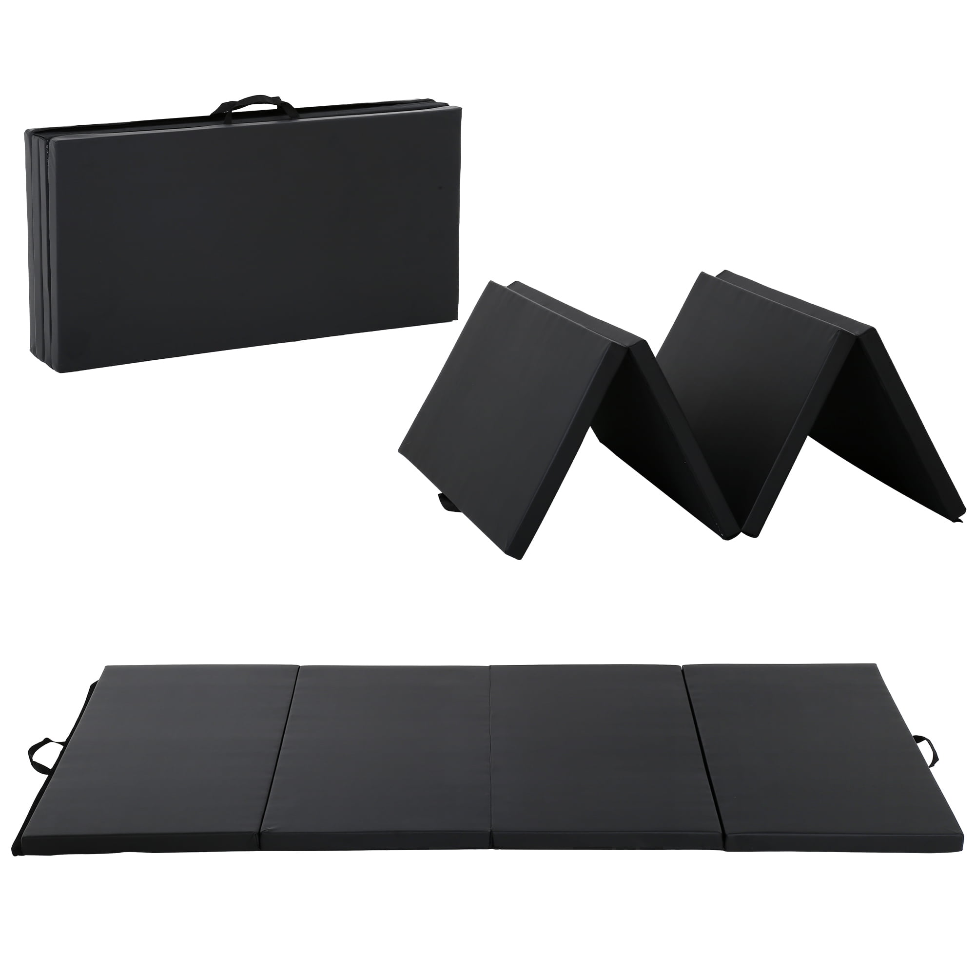 YRLLENSDAN 4x8x2 Tri-Foldable Gymnastics Mat, High Density Anti-Tear ...