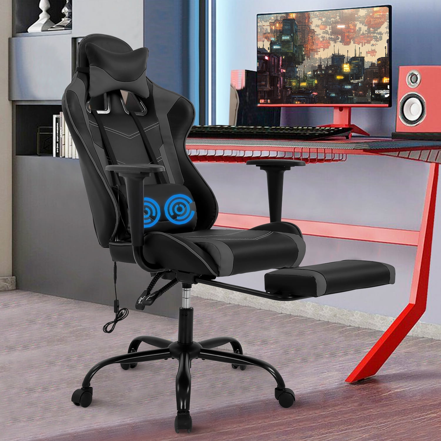 YRLLENSDAN Gaming Chair Racing Office Chair Ergonomic Desk Chair ...