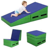 Matladin Gymnastics Cheese Wedge Incline Mat, Small Size 32.7"x 23.6"x ...