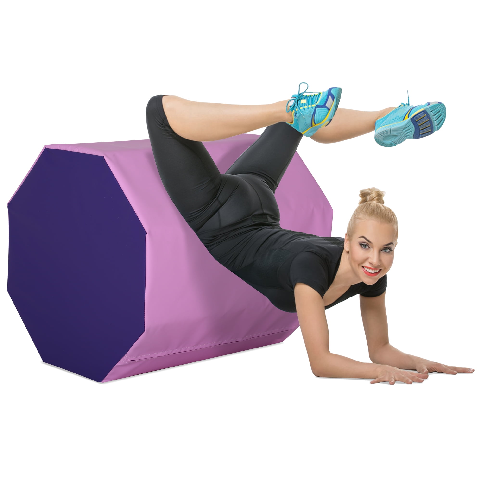 "YRLLENSDAN 24.4""x25.6"" Gymnastics Equipment Octagon Tumbler Home Gym ...