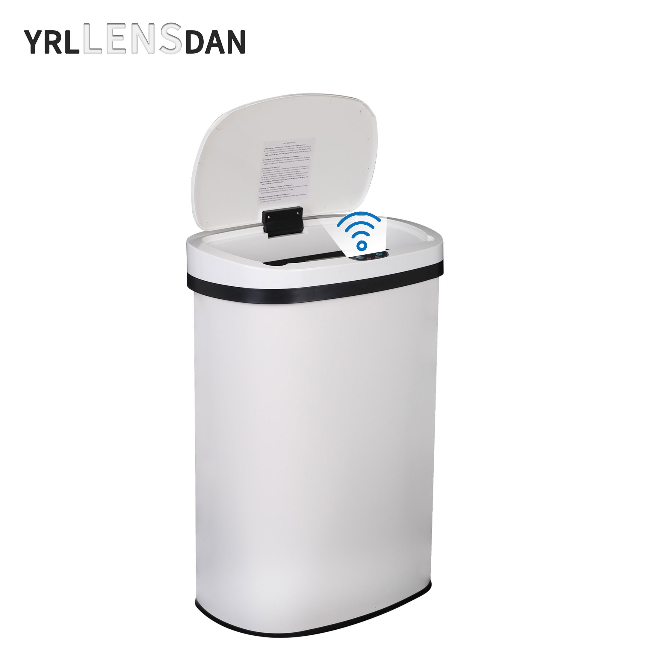 YRLLENSDAN Kitchen Tall Trash Can 13 Gallon Size Touchless Trash Can ...