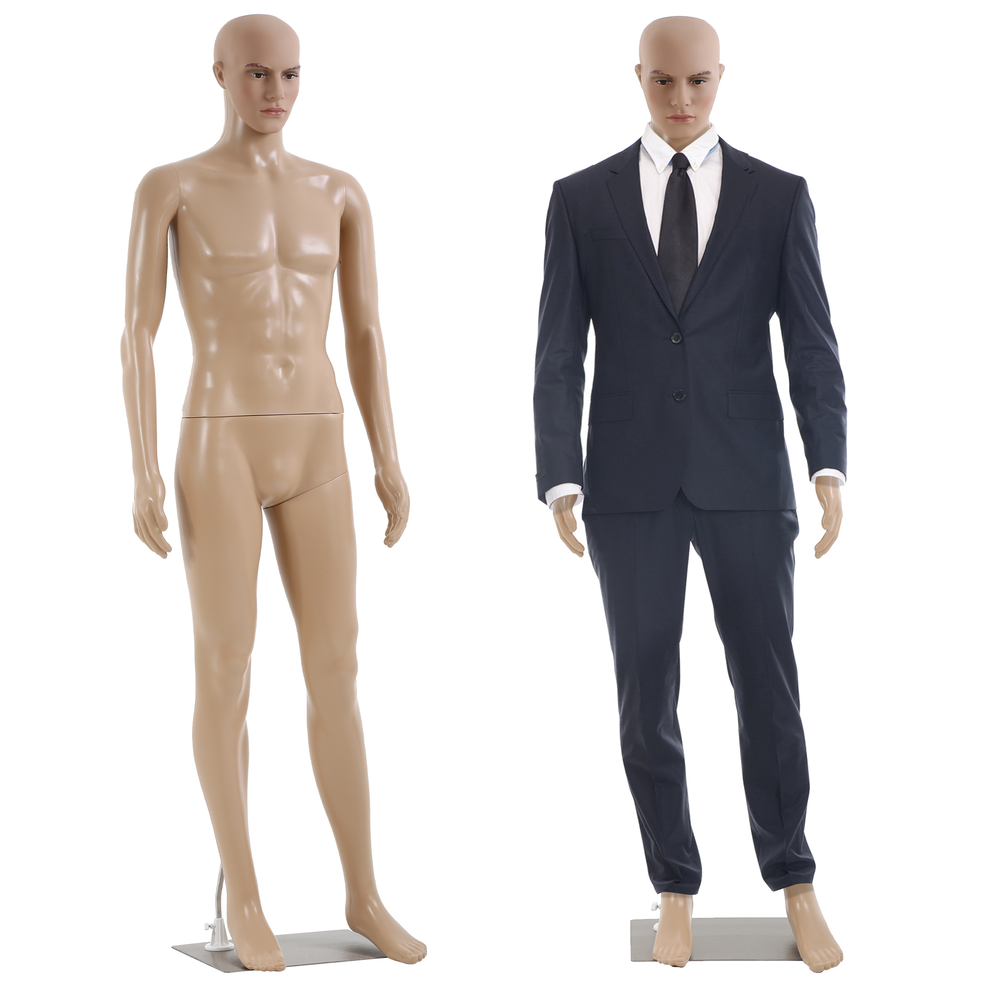 73" Male Mannequin Detachable Torso Manikin Dress Form Full Body ...