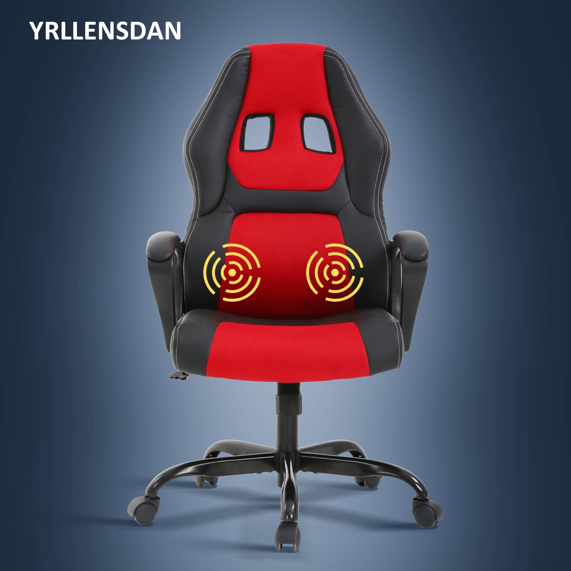 YRLLENSDAN PC Gaming Chair Comfy Computer Chair with Vibration Massage ...