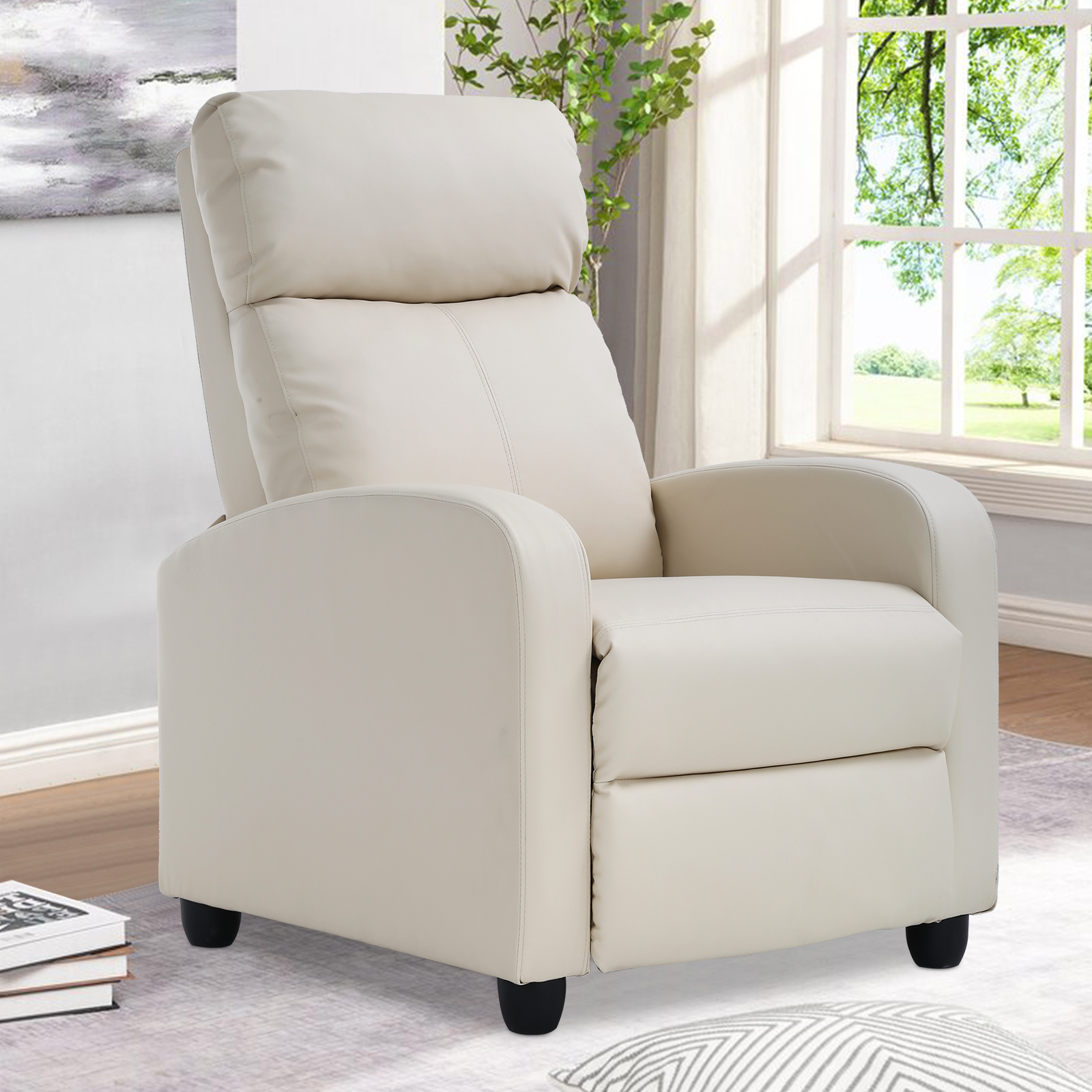 YRLLENSDAN Recliner Chair for Living Room Home Theater Seating Single ...