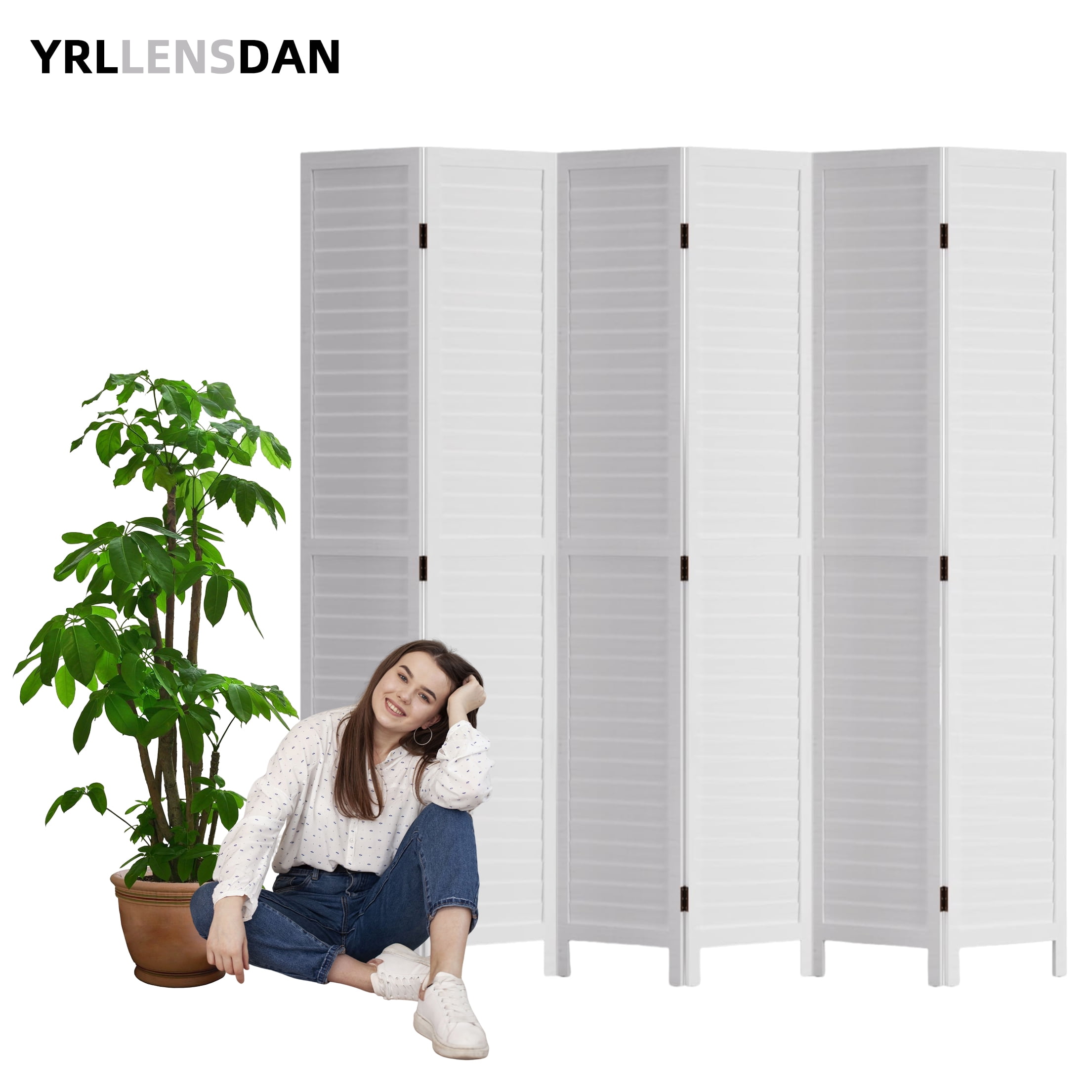 YRLLENSDAN Room Dividers and Folding Privacy Screens, Wall Divider for ...