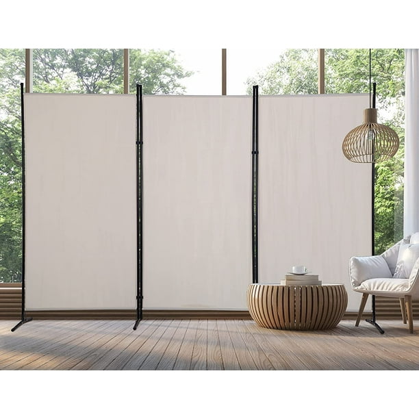 YRLLENSDAN Room Dividers Screen with 3 Panels, Temporary Wall ...