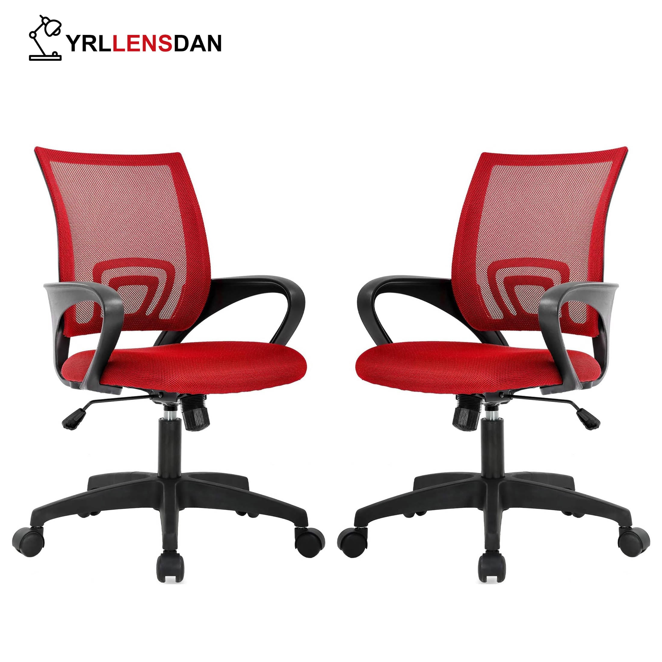 YRLLENSDAN Conference Room Chairs Mesh Office Chair with Wheels Rolling ...