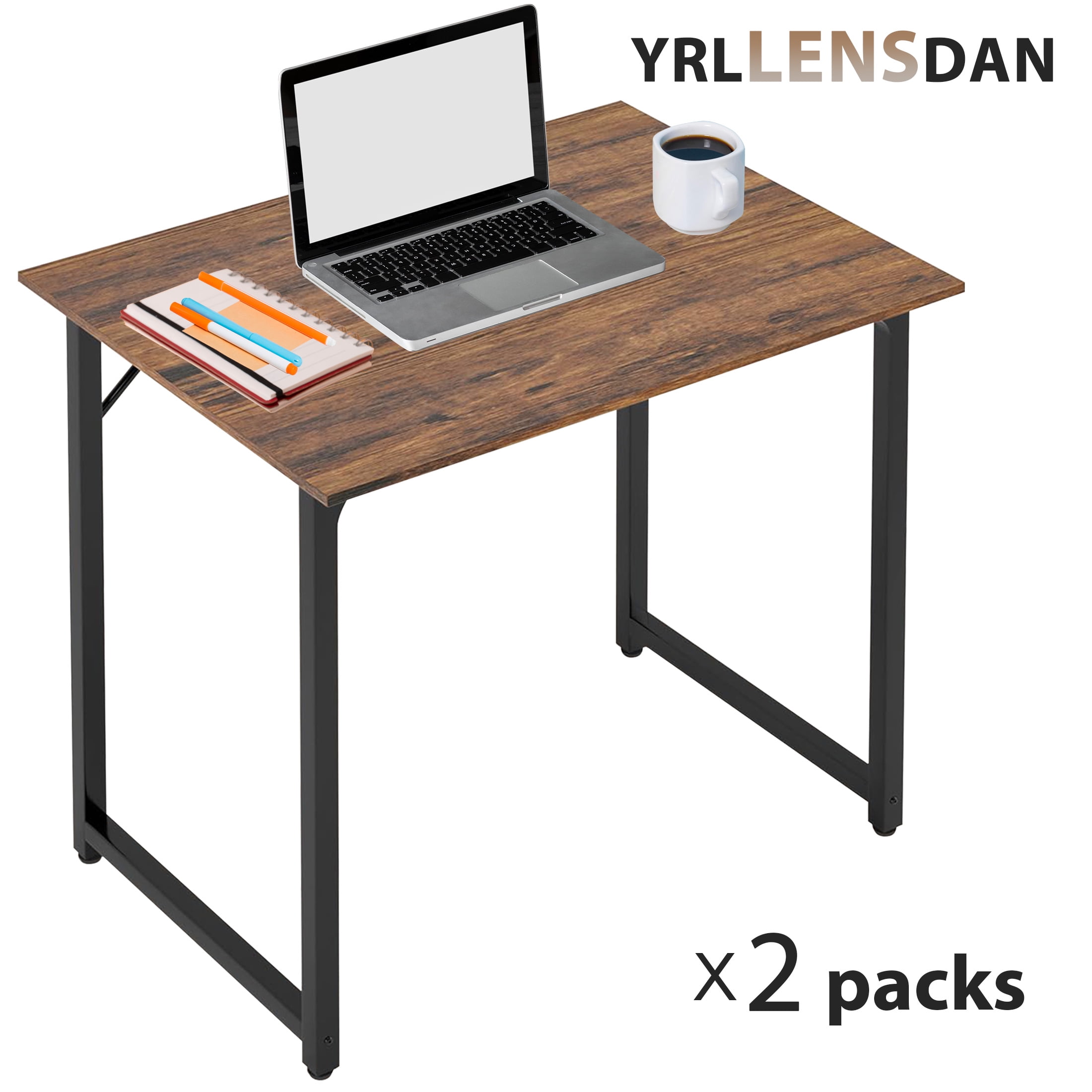 YRLLENSDAN Study Desk for Bedroom, Small Computer Desk, Writing Desk ...