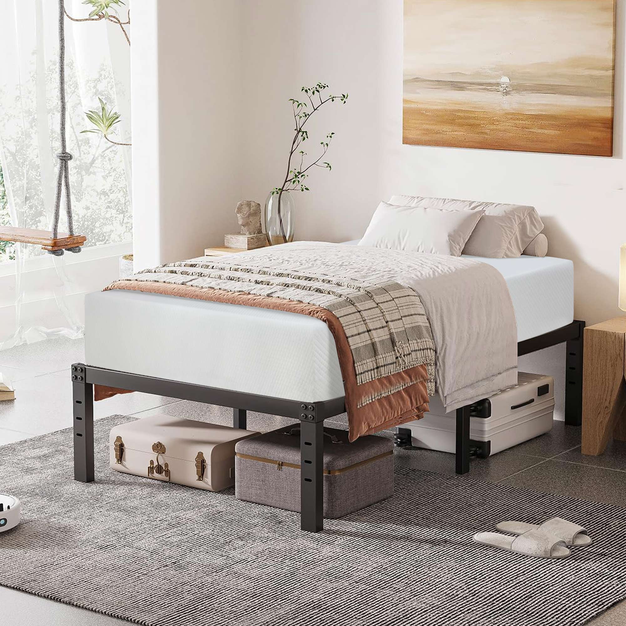 YRLLENSDAN Twin Size Medium Cool Gel Memory Foam Mattress Firm, 12-Inch ...