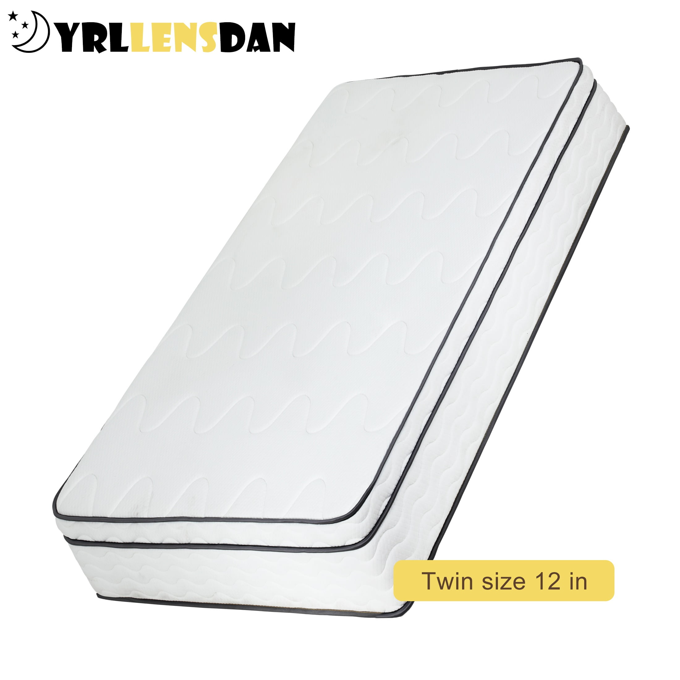 YRLLENSDAN Twin Size Mattress in a Box, Foam Spring Hybrid Mattress ...