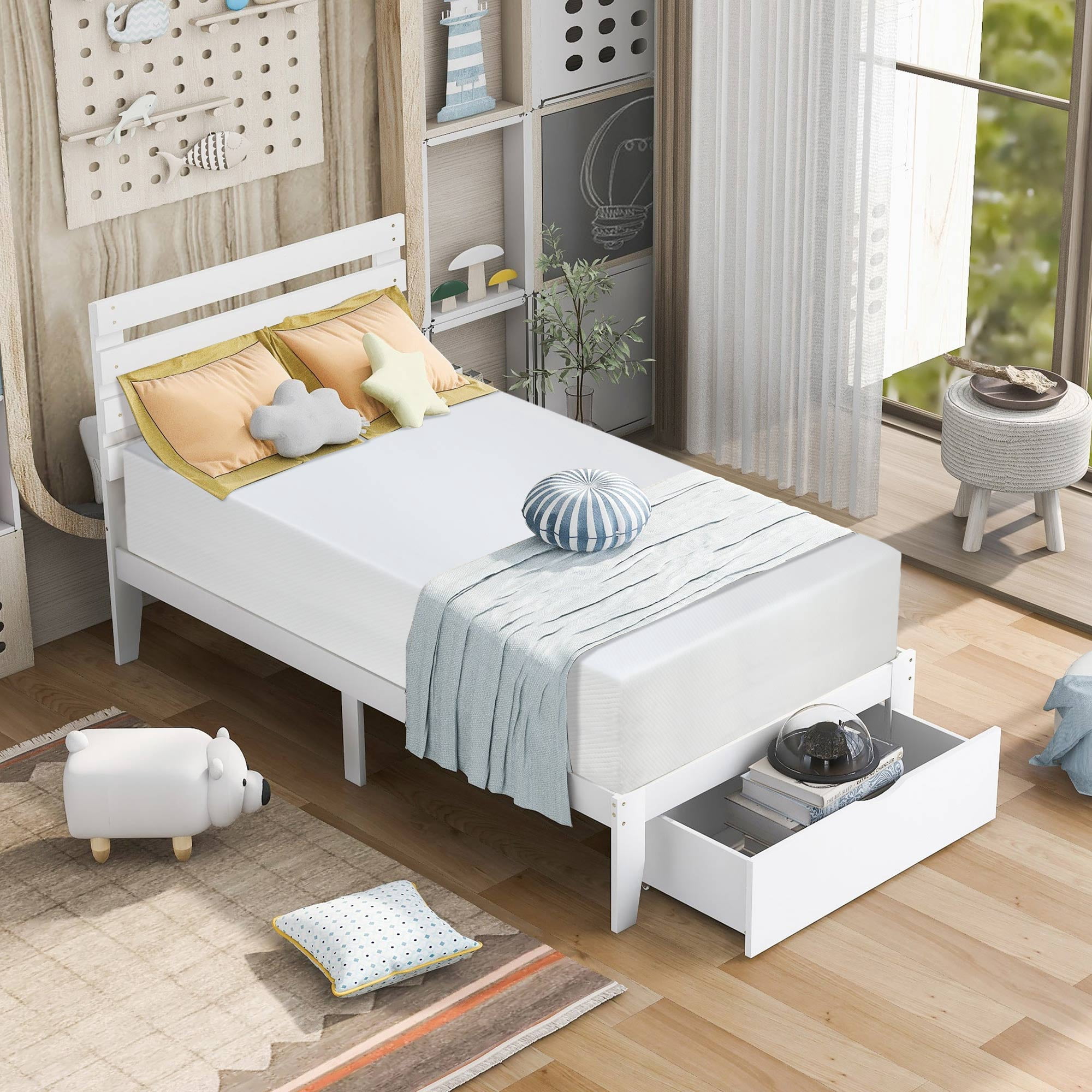 YRLLENSDAN Twin XL Mattress in a Box Double Mattress Double Bed ...
