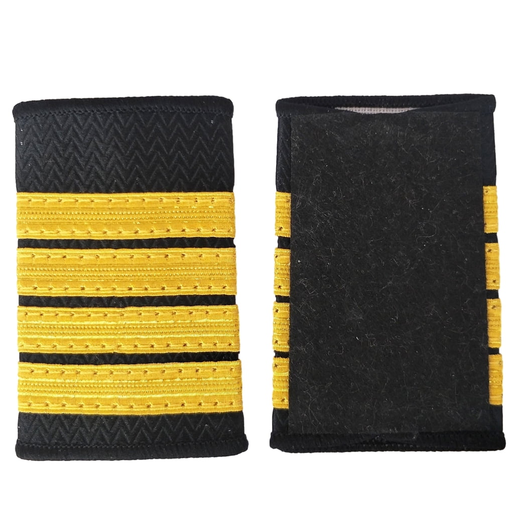 YROHGKPN 1 Pair Professional Epaulets Captain Uniform Epaulets Uniform ...