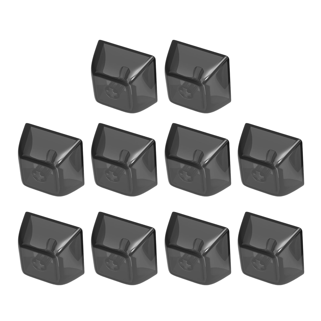 YROHGKPN 10Pcs Transparent Crystal Keycap Set 1U 1X XDA Profile Press ...