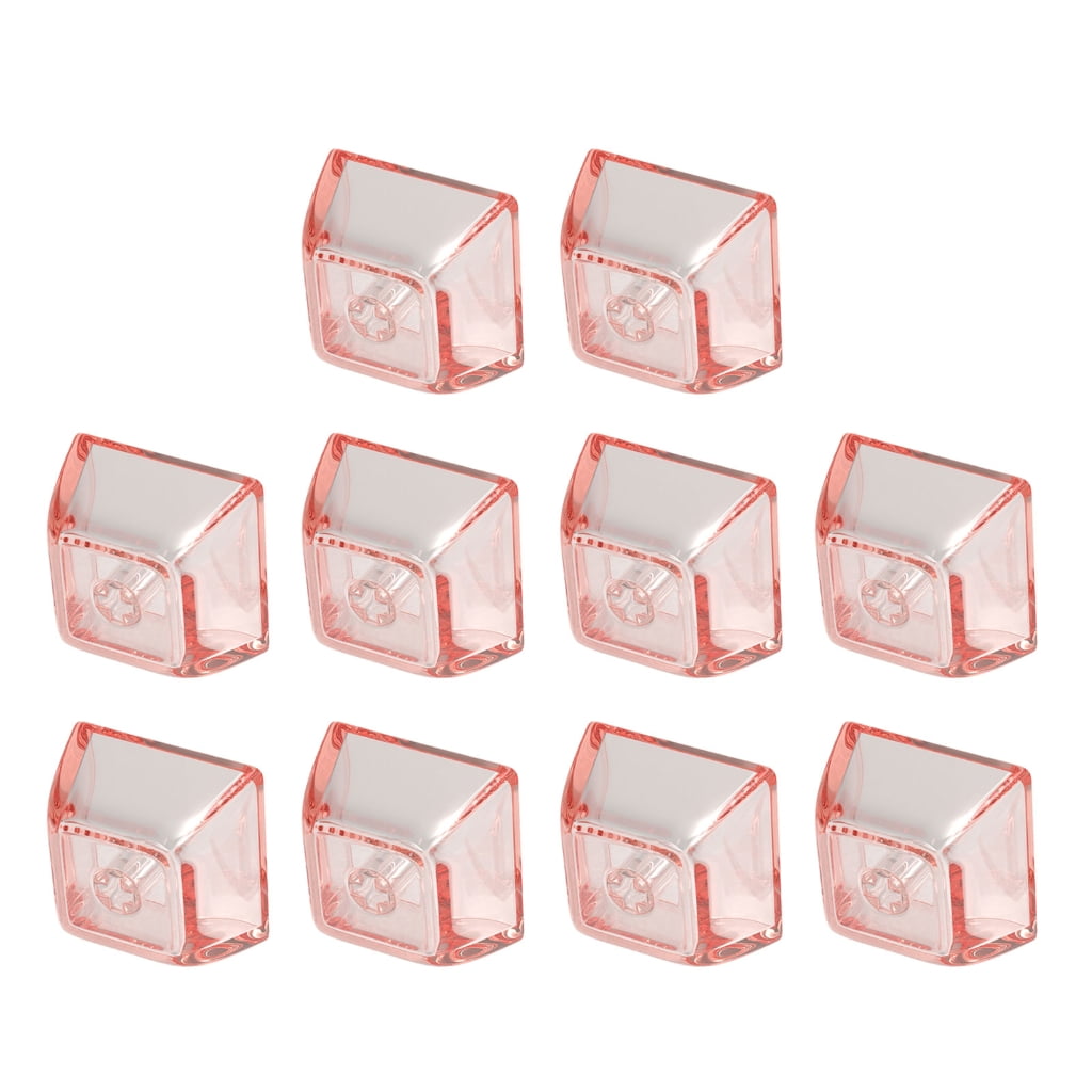 YROHGKPN 10Pcs Transparent Crystal Keycap Set 1U 1X XDA Profile Press ...