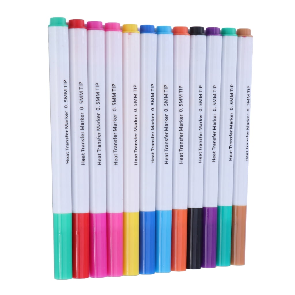YROHGKPN 12 Colors Heat Transfer Markers Sublimation Ink Markers ...